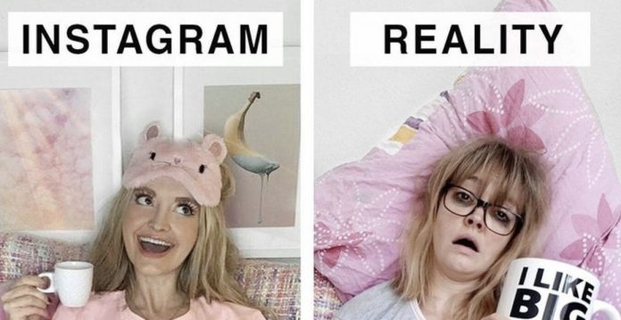 Elle dénonce les photos parfaites d'Instagram avec humour