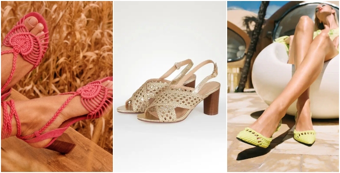 Chaussures tressées : 7 modèles pour mettre la tendance à vos pieds cet été