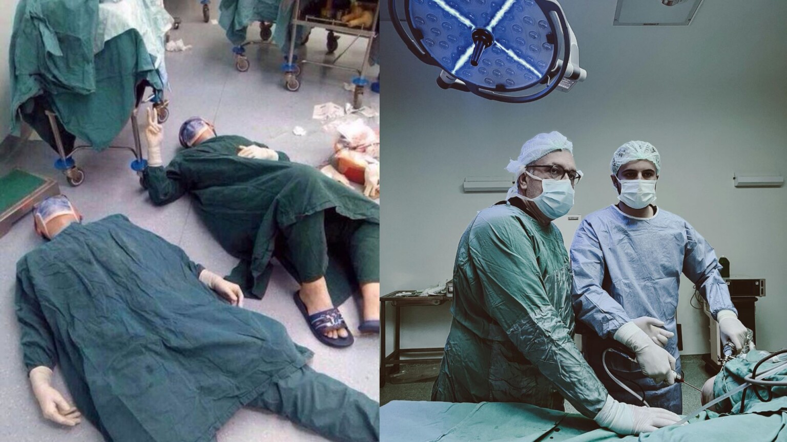 What the viral photo of two surgeons reveals after an extraordinary ...