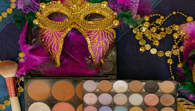 Carnaval make-up voor vrouwen: originele ideeën