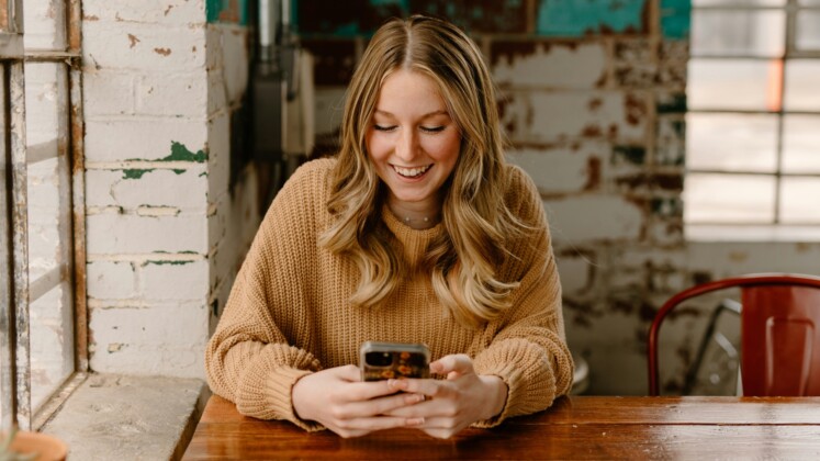 Sending a text message "just because" could have more positive effects ...